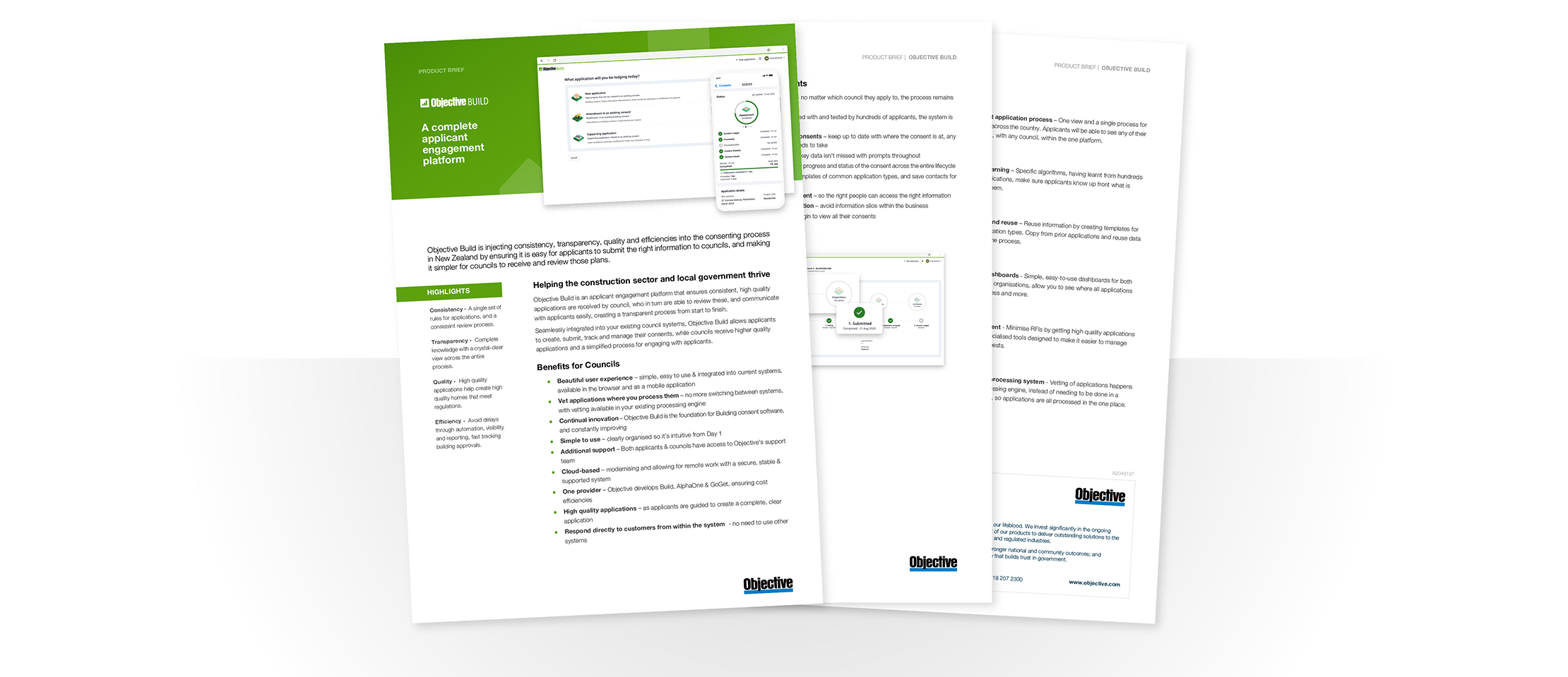 Product Brief | Objective Build | Objective Corporation