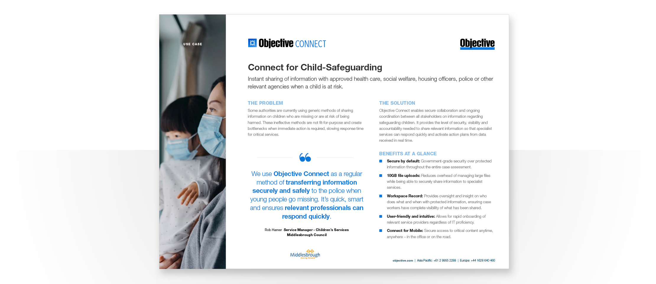 Use Case | Safeguarding children at risk using Objective Connect ...