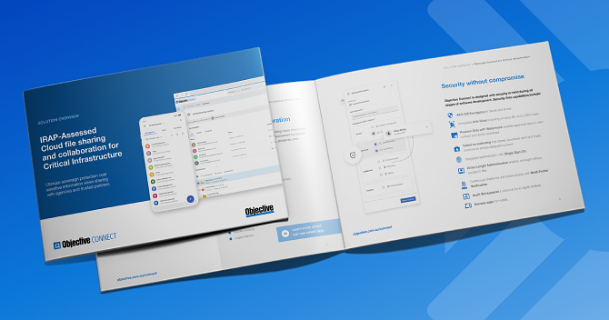 Secure External File Sharing And Collaboration For Critical Infrastructure Objective Corporation